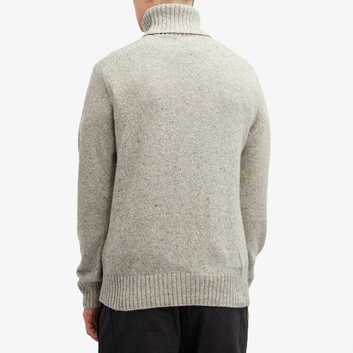 Universal Works Men's Roll Neck in Oatmeal Universal Works