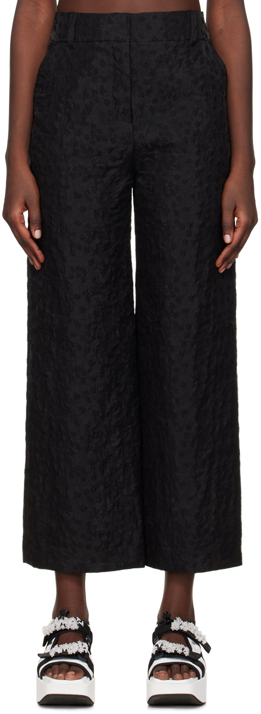 Cecilie Bahnsen SSENSE Exclusive Black Jaylee Trousers Cecilie Bahnsen