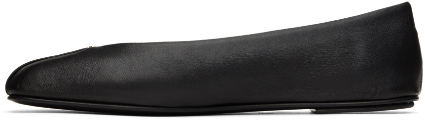 The Row Black Eva Ballerina Flats The Row