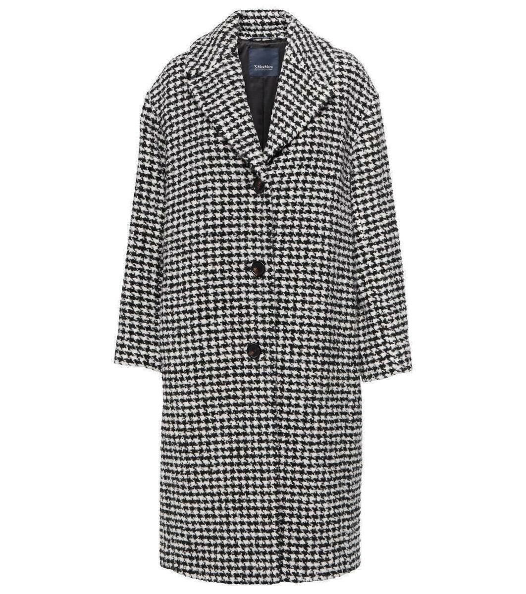 'S Max Mara Brando houndstooth wool-blend coat S Max Mara