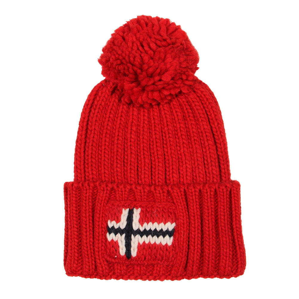 Bobble Hat - Red Napapijri
