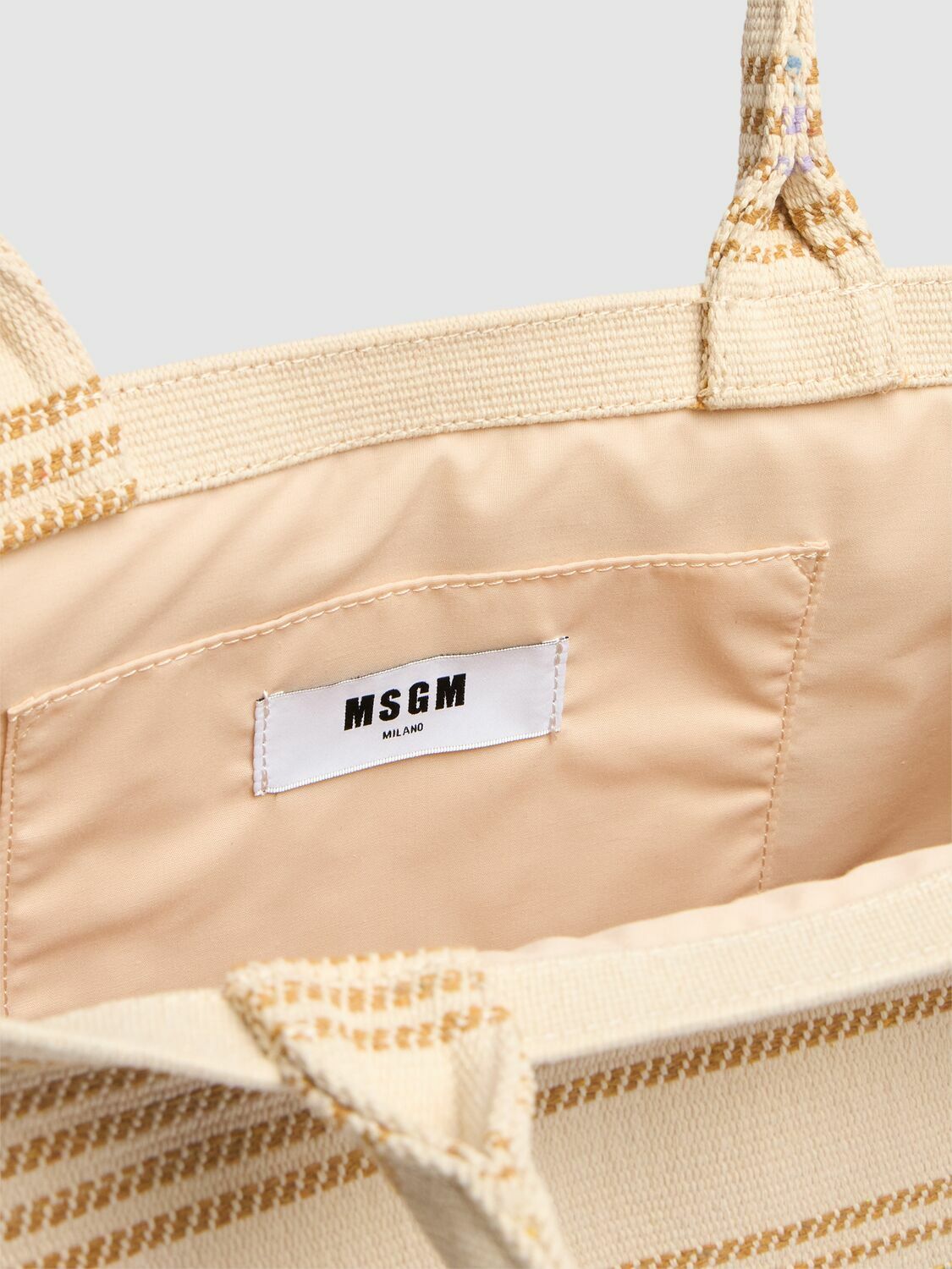 MSGM Medium Canvas Tote Bag MSGM