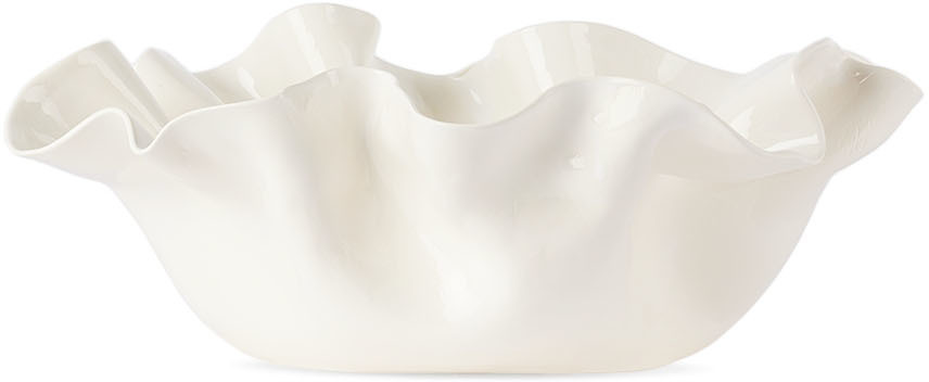 Jess Sellinger Ceramics White Wave Bowl