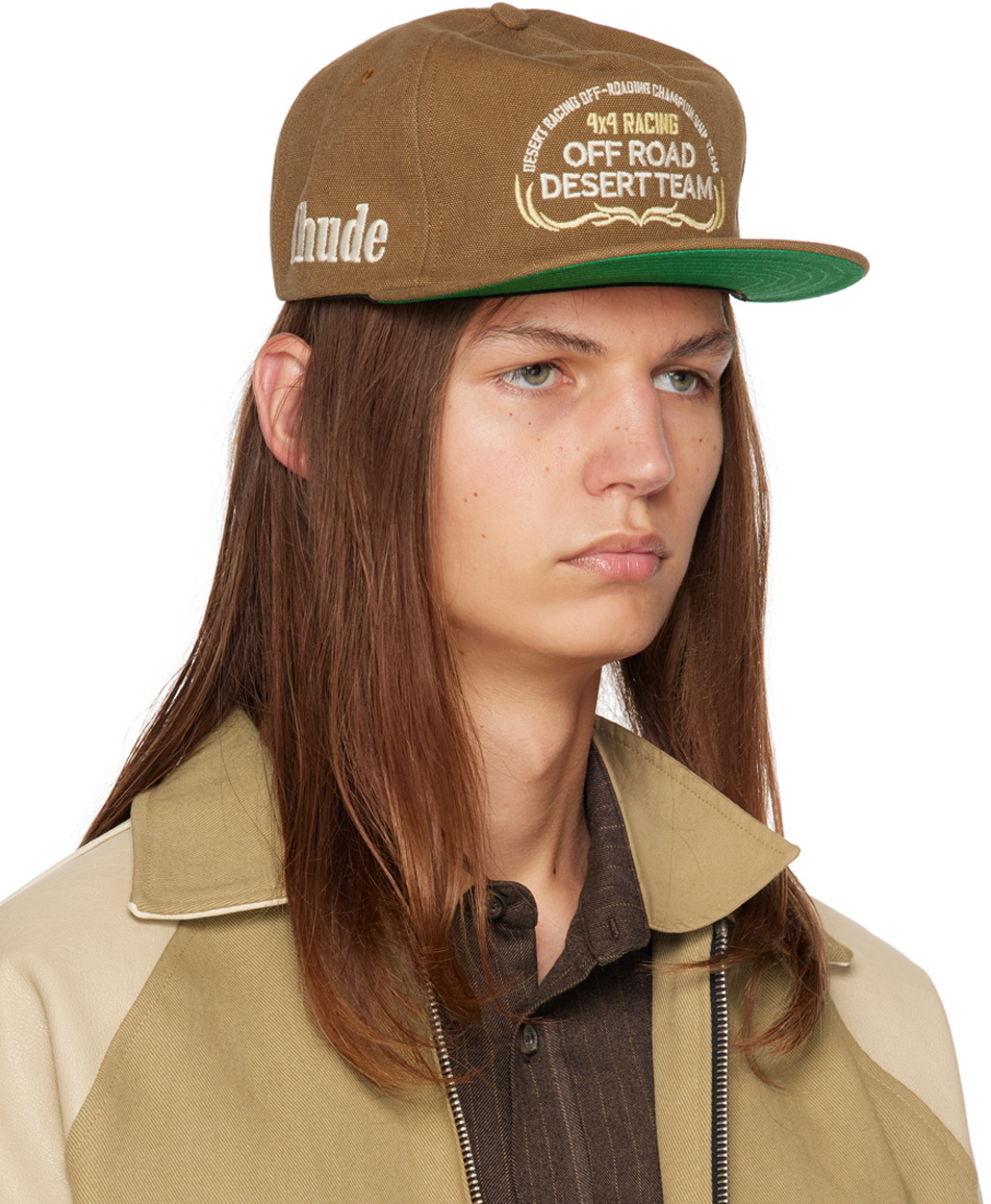 Rhude Brown 'Desert Team' Cap Rhude