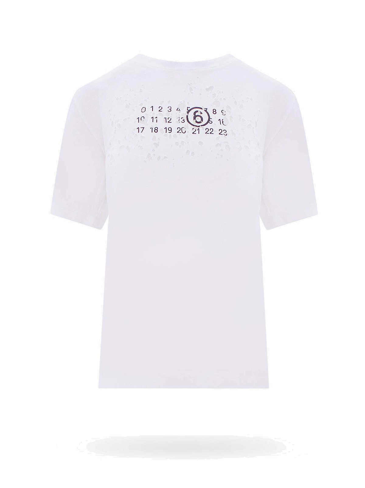 Mm6 Maison Margiela T Shirt White Womens MM6 Maison Margiela