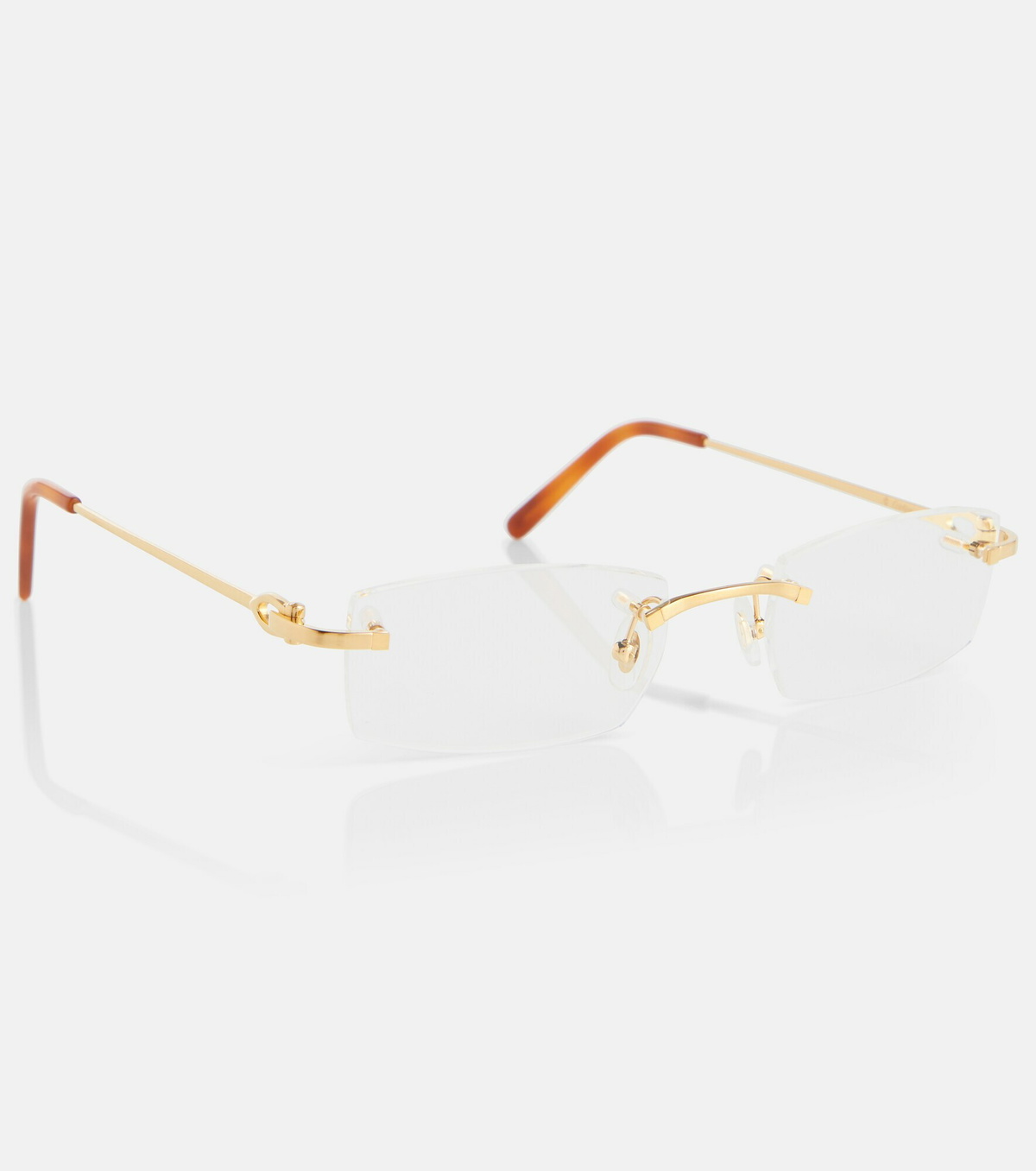 Cartier Eyewear Collection - Signature C de Cartier rectangular glasses ...