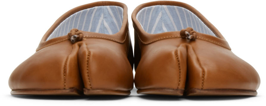 Maison Margiela Brown Tabi Ballerina Flats Maison Margiela