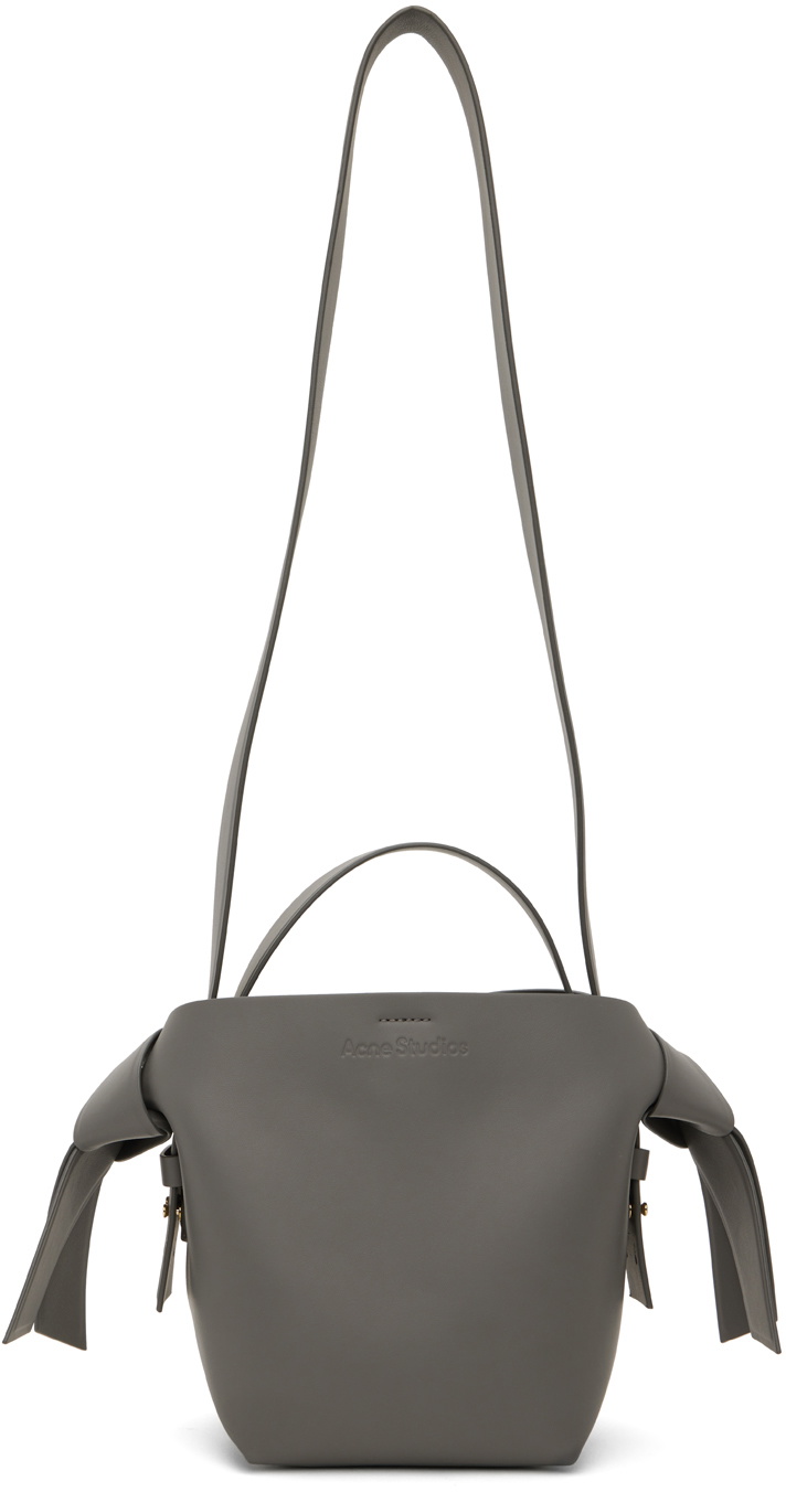 Acne Studios Gray Mini Musubi Shoulder Bag Acne Studios