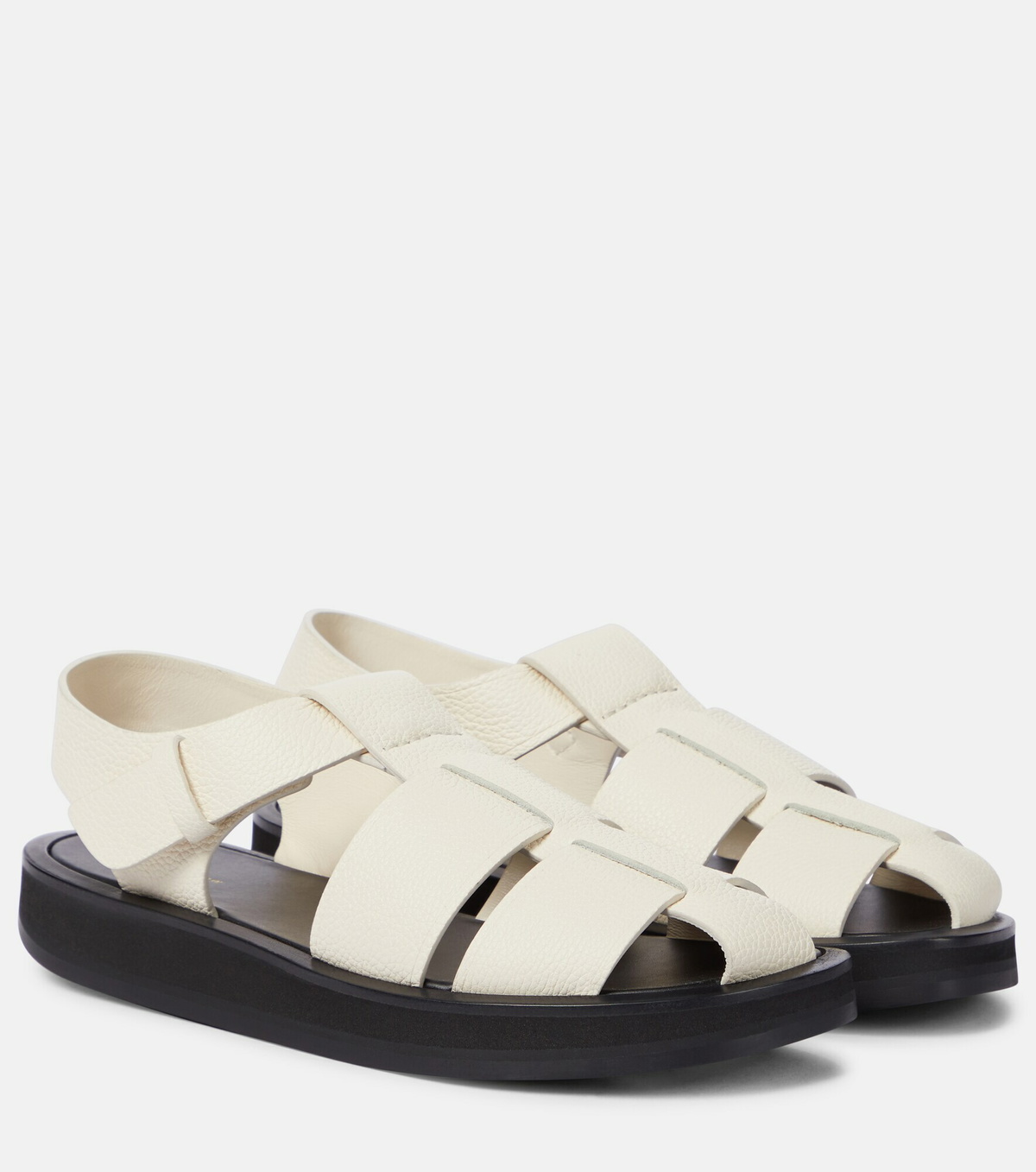 The Row - Fisherman leather sandals The Row