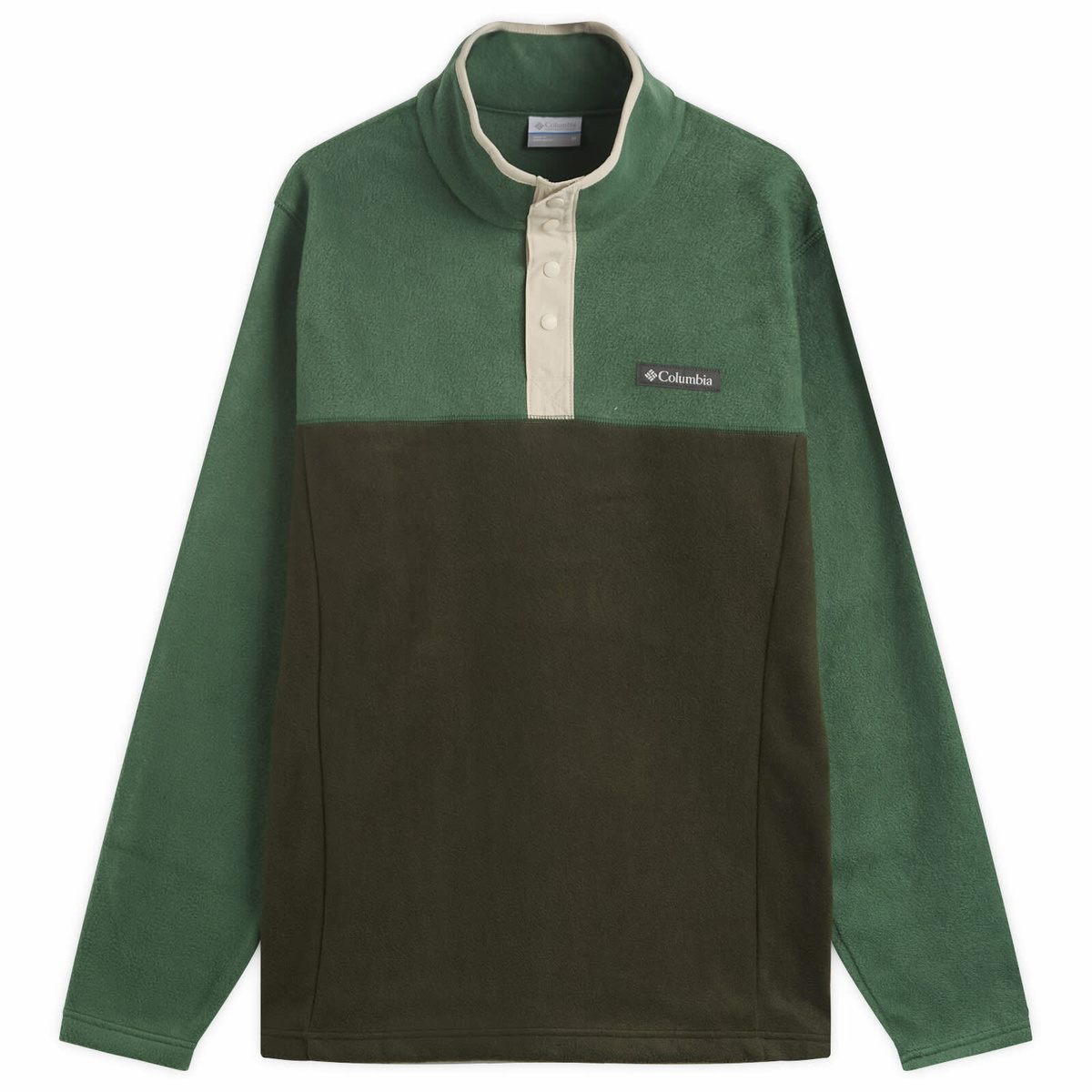 Columbia Men's Steens Mountain™ Half Snap II Fleece in Greenscape/Rain ...
