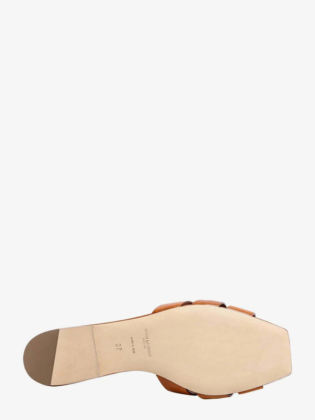 Saint Laurent Mule Tribute Brown Womens Saint Laurent