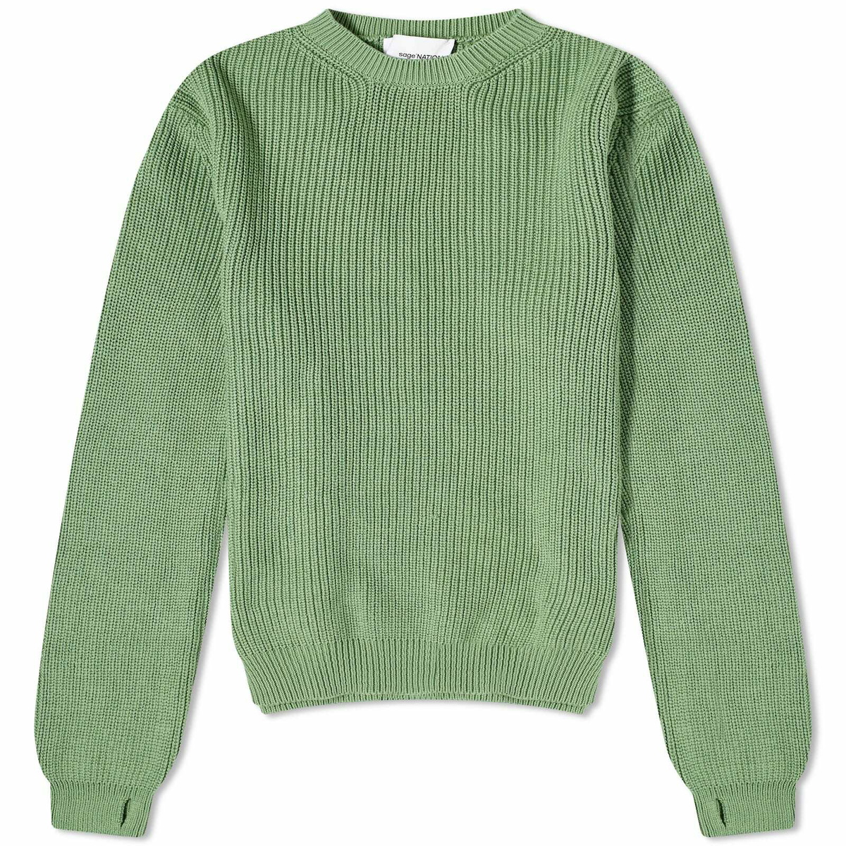 Sage Nation Men's Mackenzie Crew Knit in Yuzu SAGE NATION Sage Nation Men's Mackenzie Crew Knit in Yuzu SAGE NATION