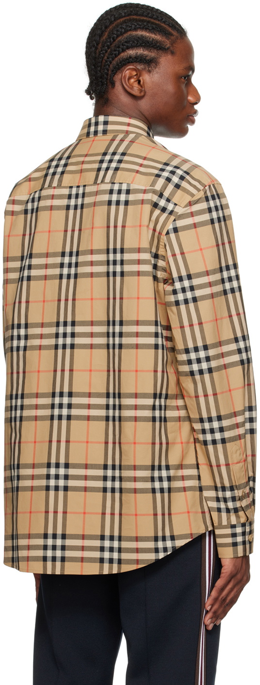 Burberry Beige Vintage Check Shirt Burberry