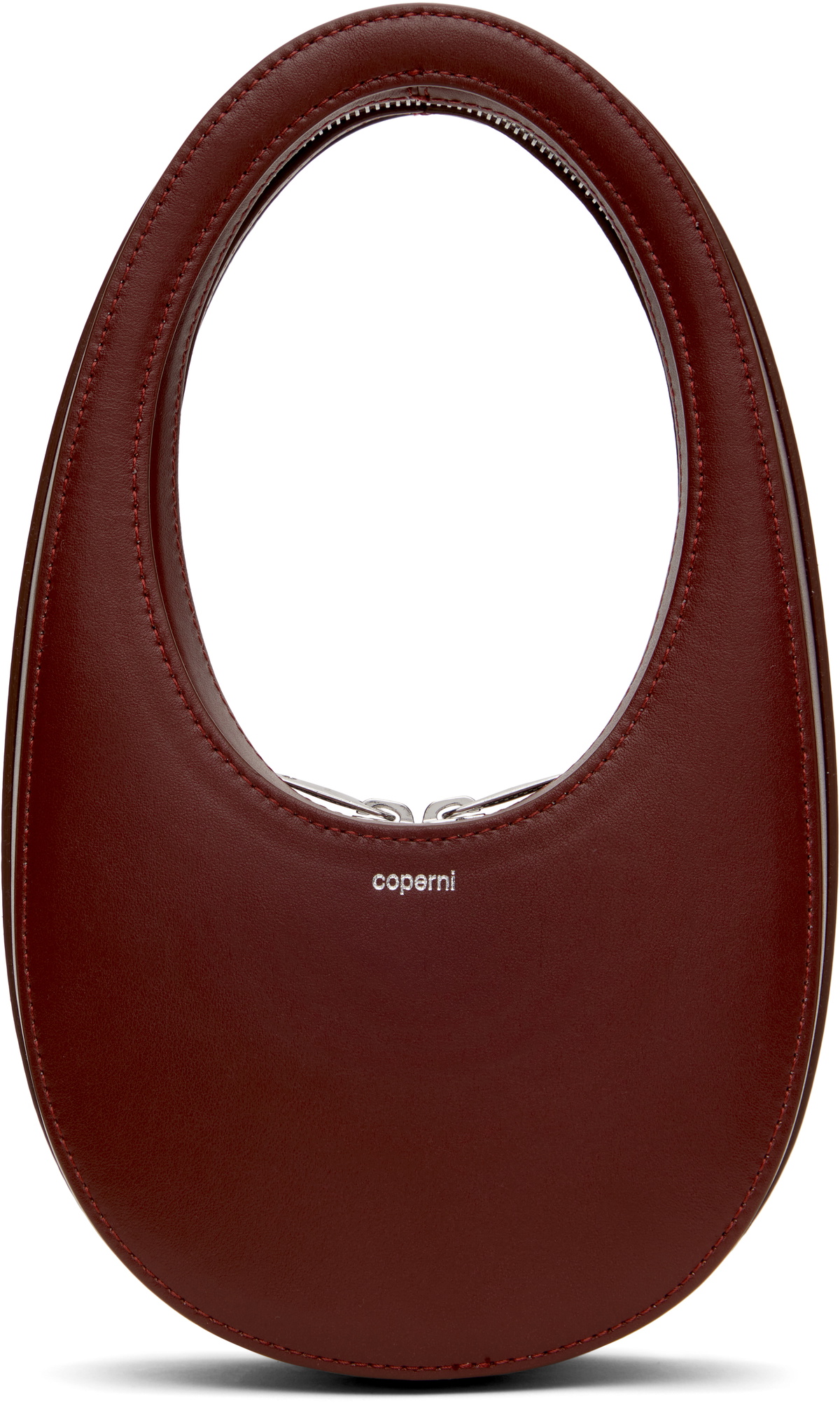 Coperni Burgundy Mini Swipe Bag Coperni