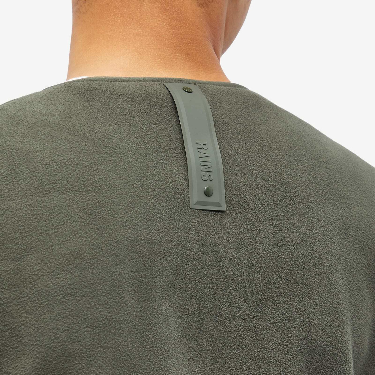 Rains Men's Fleece Jacket in Green Rains