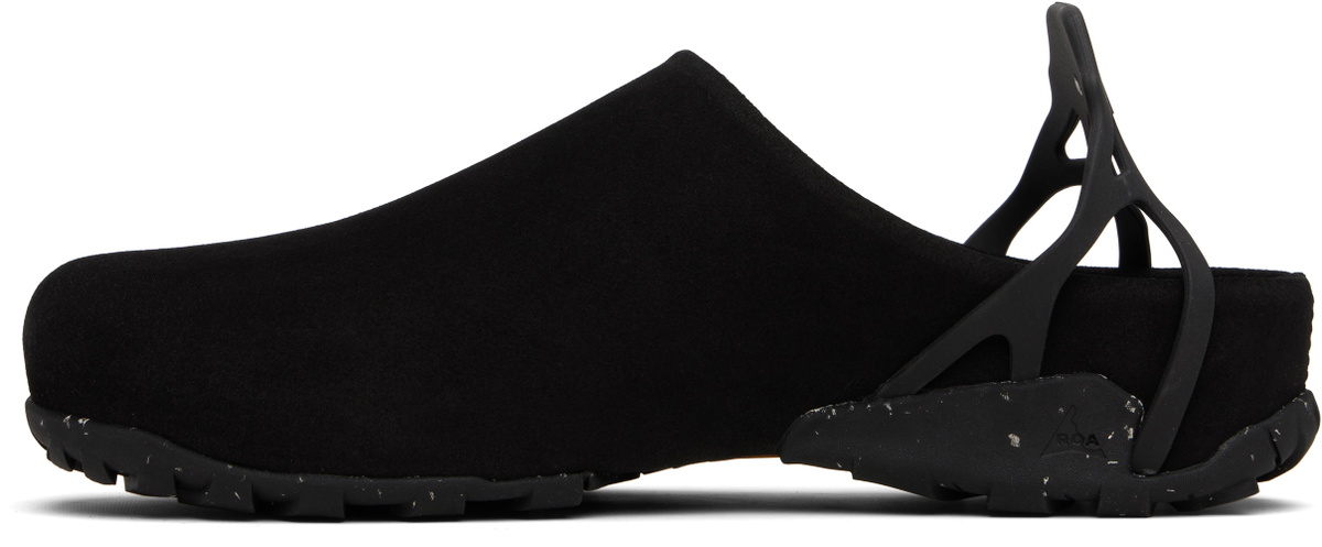 ROA Black Fedaia Mules ROA