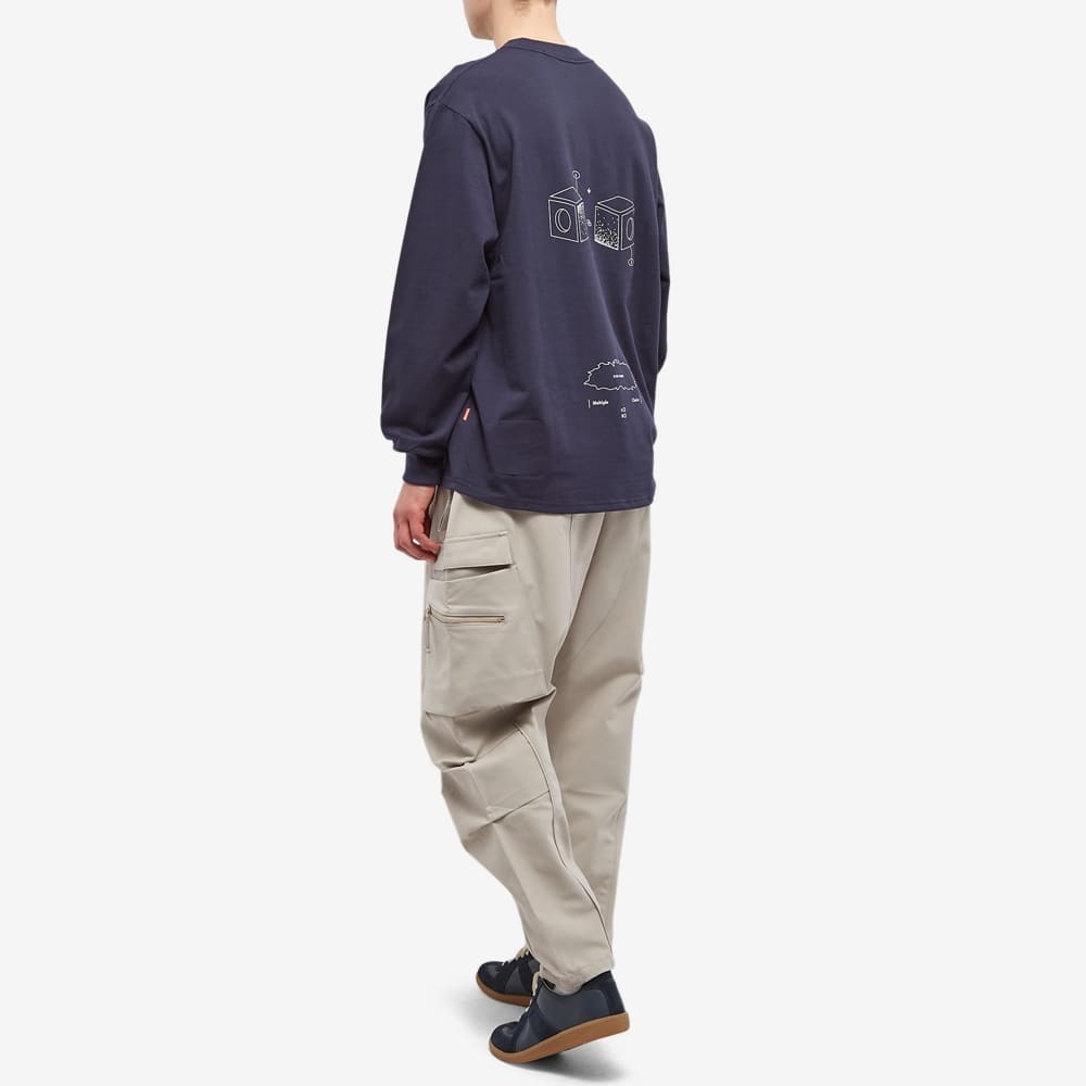 GOOPiMADE Men's VI-GT0 Check Box Graphic T-Shirt in Navy GOOPiMADE