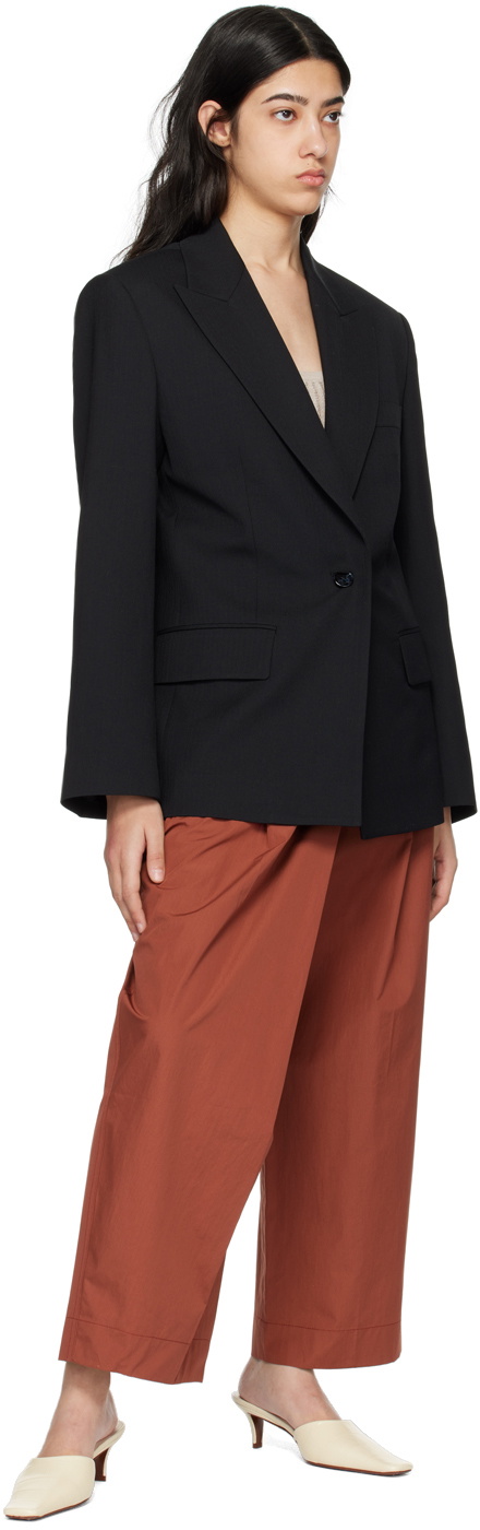 Studio Nicholson Burgundy Judd Trousers Studio Nicholson
