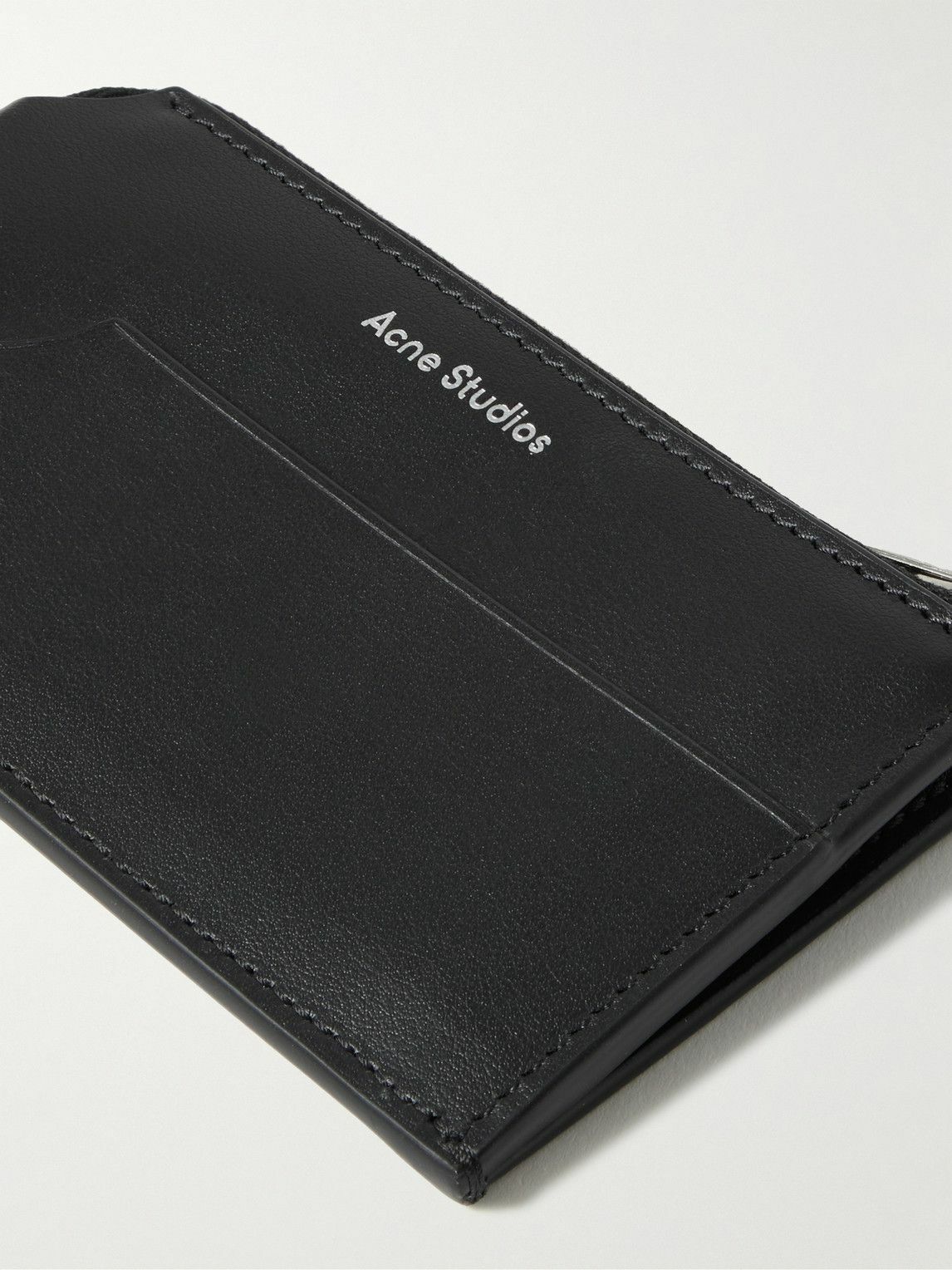 Acne Studios - Logo-Print Leather Zip-Around Wallet Acne Studios