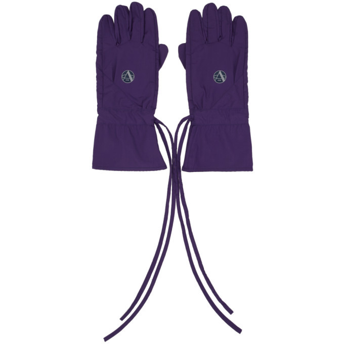 Raf Simons Purple Labo Gloves Raf Simons