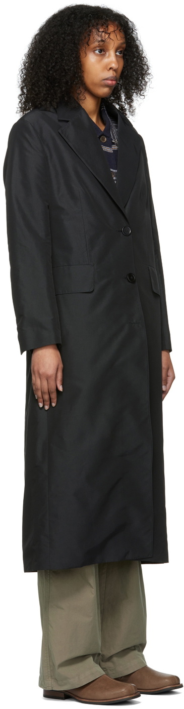 Our Legacy Black Recycled Polyester Coat Our Legacy