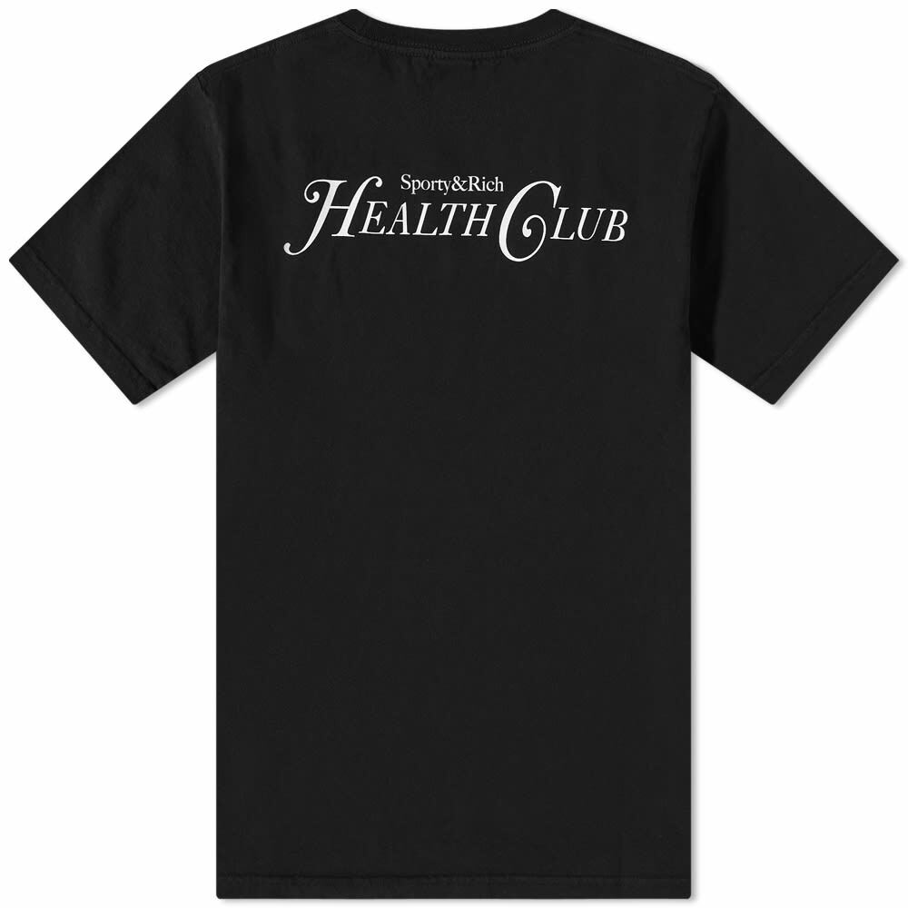 Sporty & Rich Rizzoli T-Shirt in Black/White Sporty & Rich