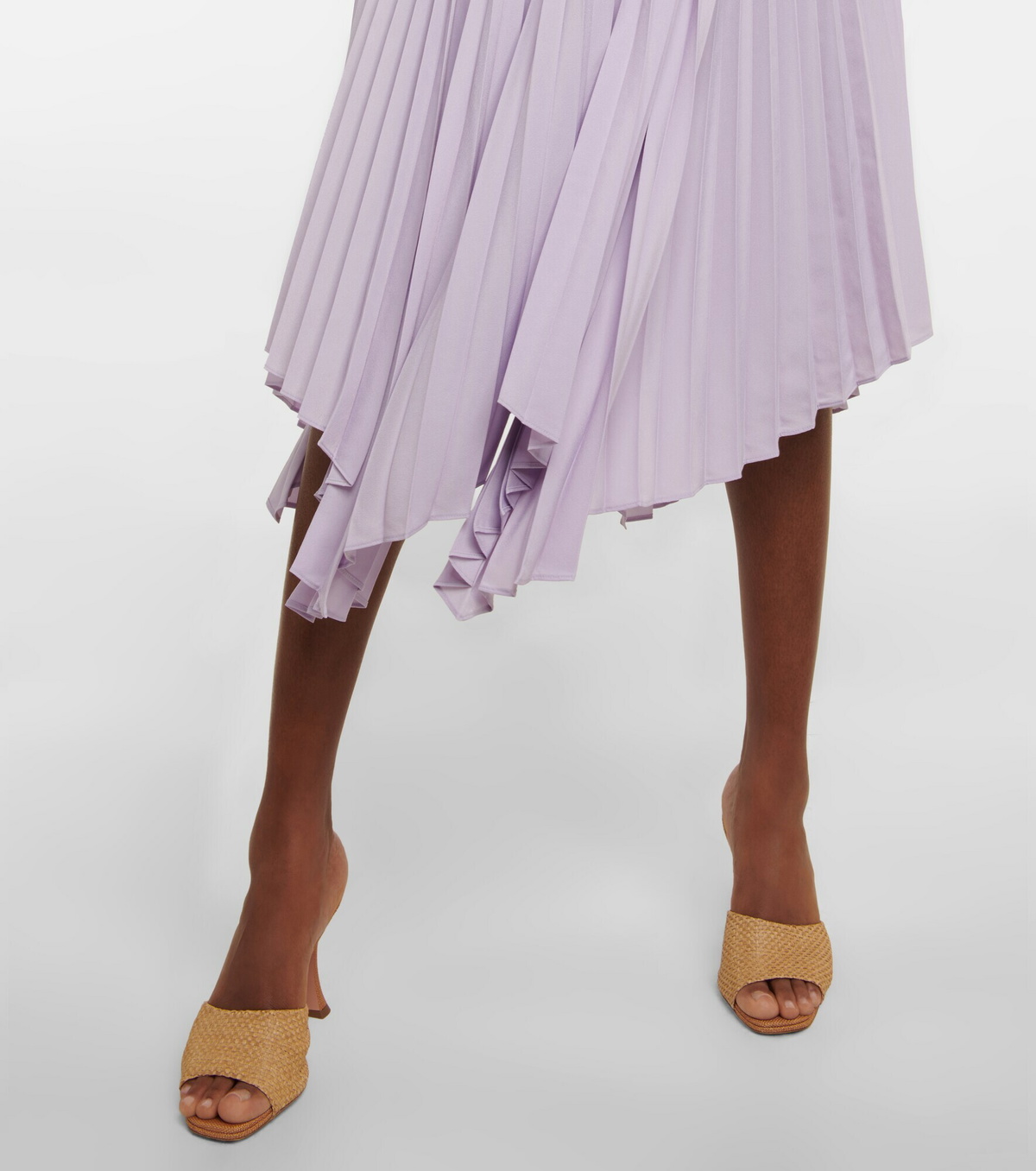 Polo Ralph Lauren - Pleated georgette midi skirt Polo Ralph Lauren