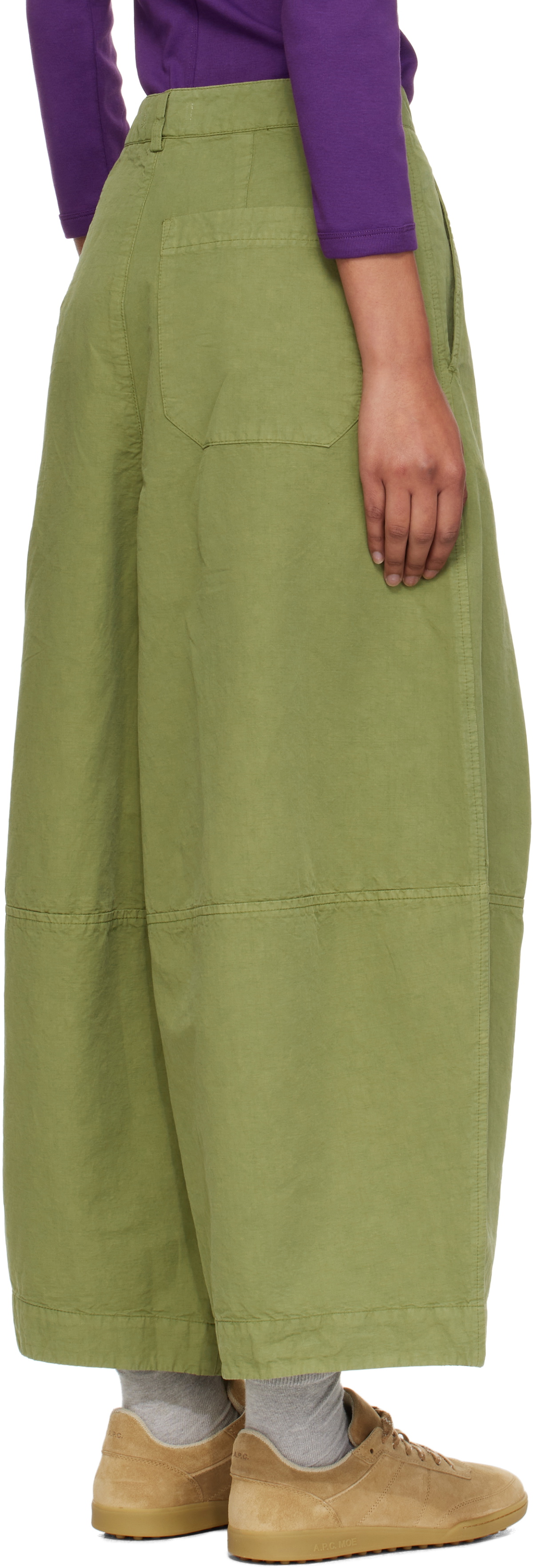 YMC Green Deadbeat Trousers YMC