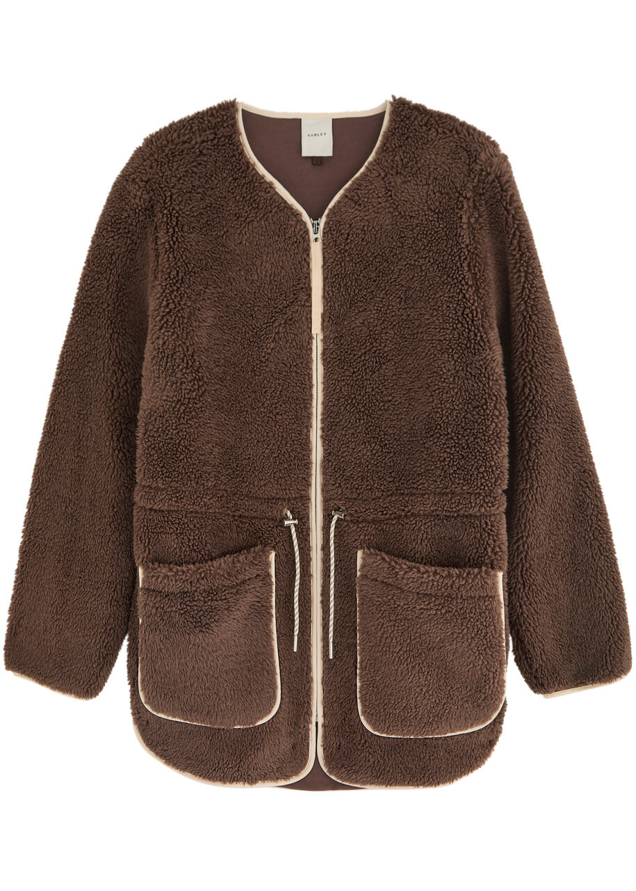 Varley Angelina Faux fur Jacket Brown Varley