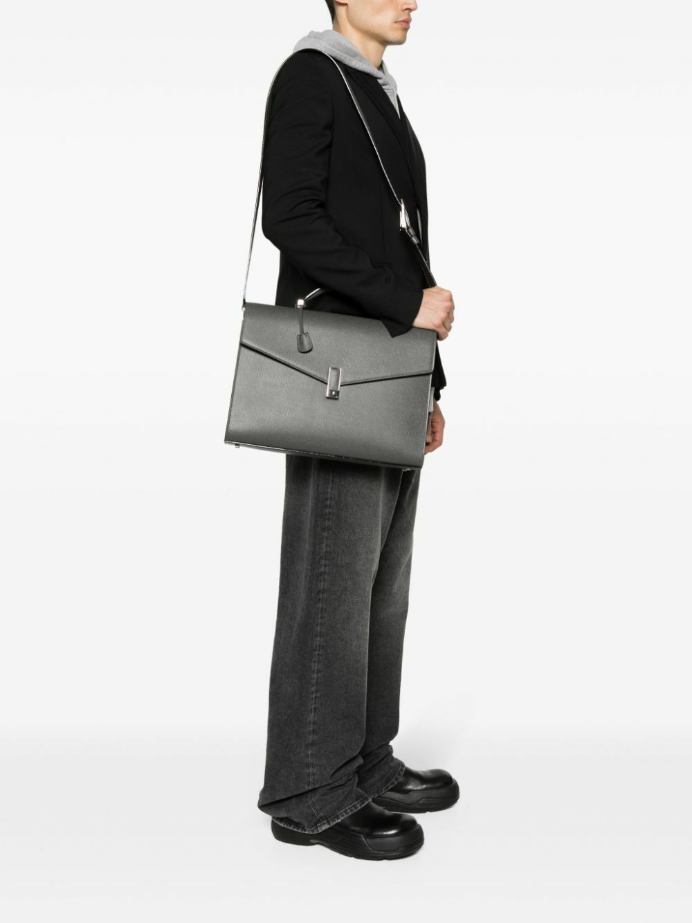 VALEXTRA - Iside Leather Handbag Valextra