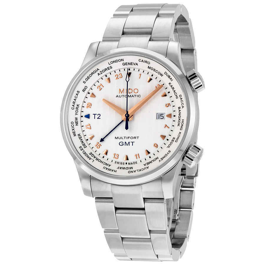 Mido GMT Automatic Silver Dial Mens Watch M005.929.11.031.00 Mido