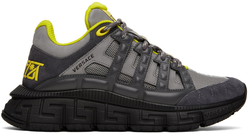 Versace Gray Trigreca Sneakers Versace
