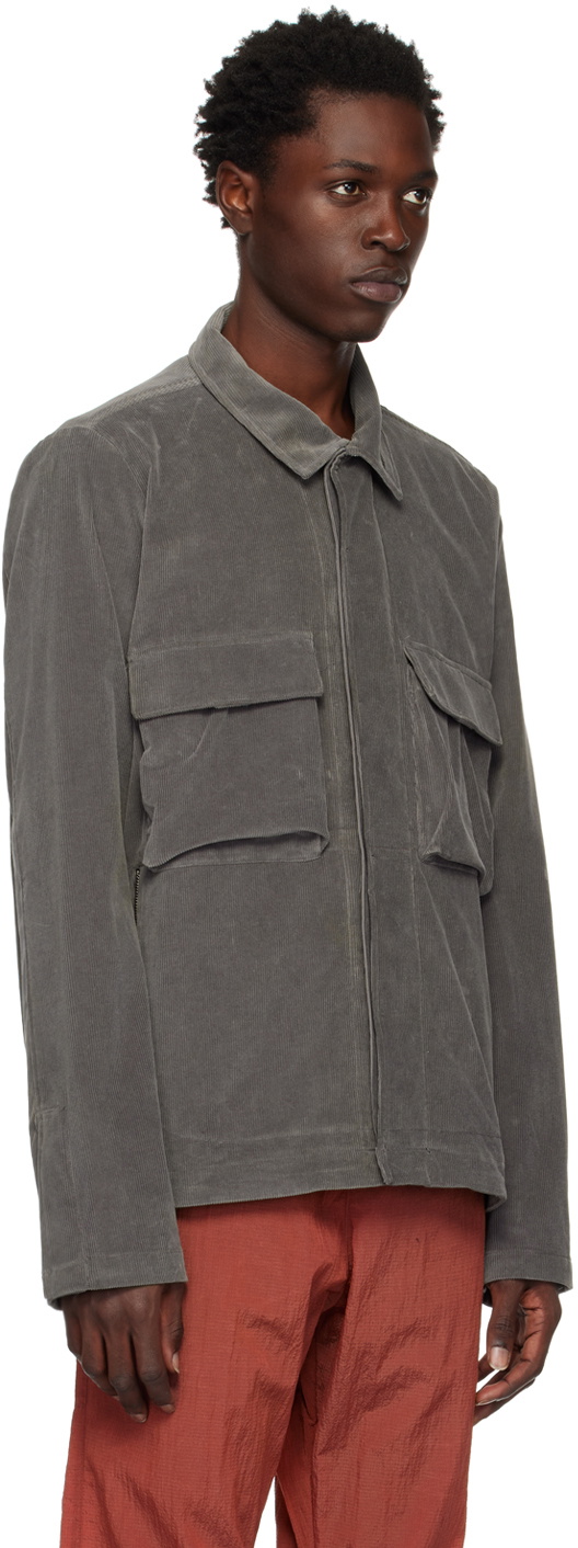 RANRA Gray Collared Jacket RANRA