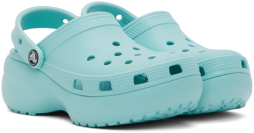 Crocs Blue Classic Platform Clogs Crocs