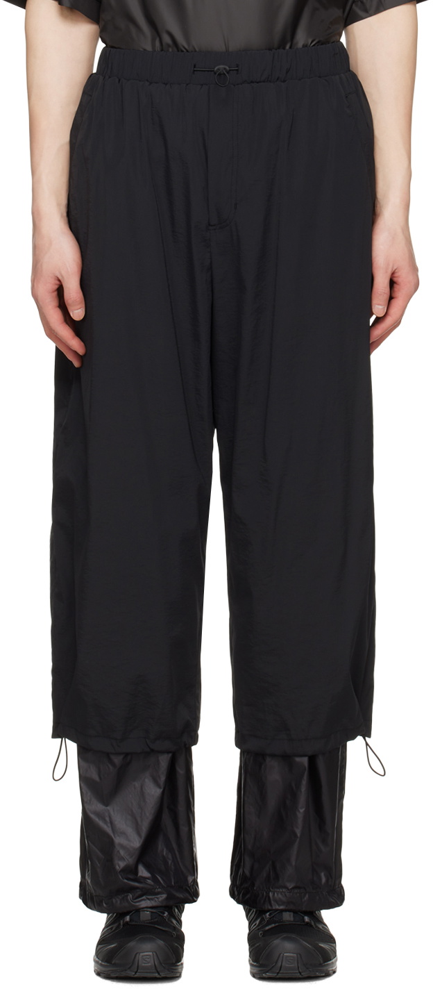 AMOMENTO Black Layered Sweatpants AMOMENTO