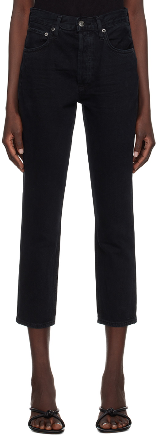 AGOLDE Black Riley Jeans AGOLDE