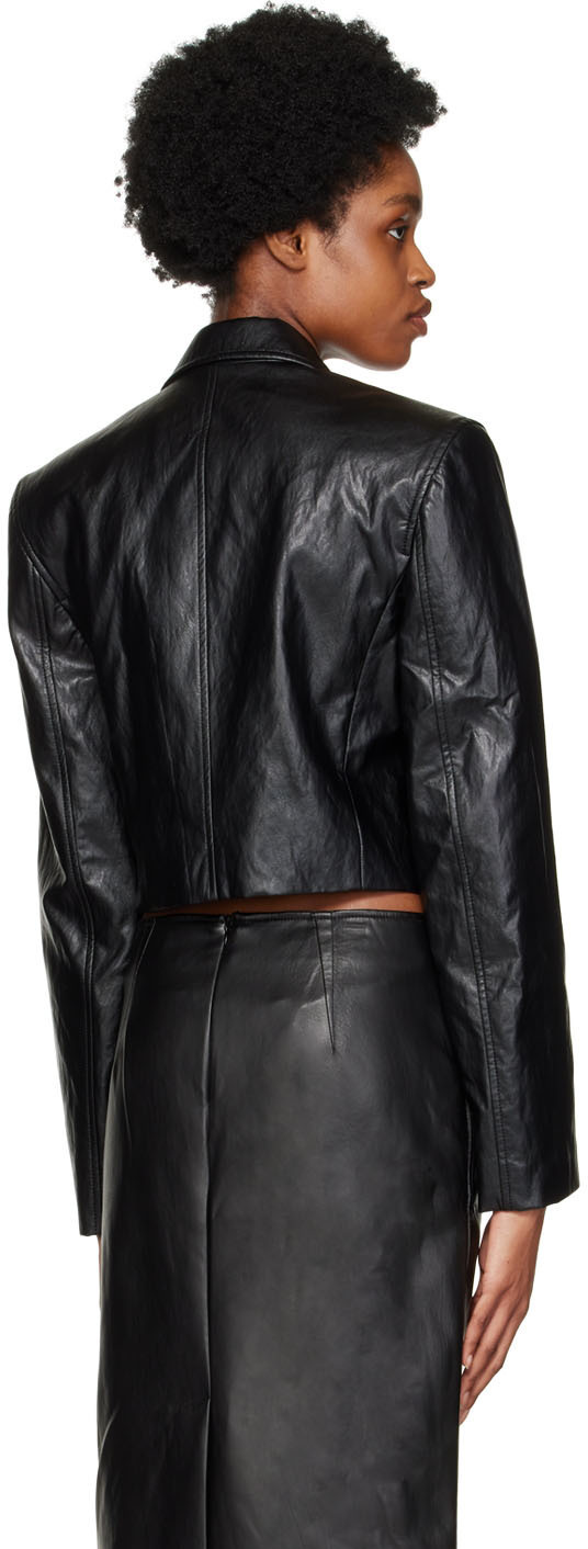 Recto Black Crop Jacket Recto