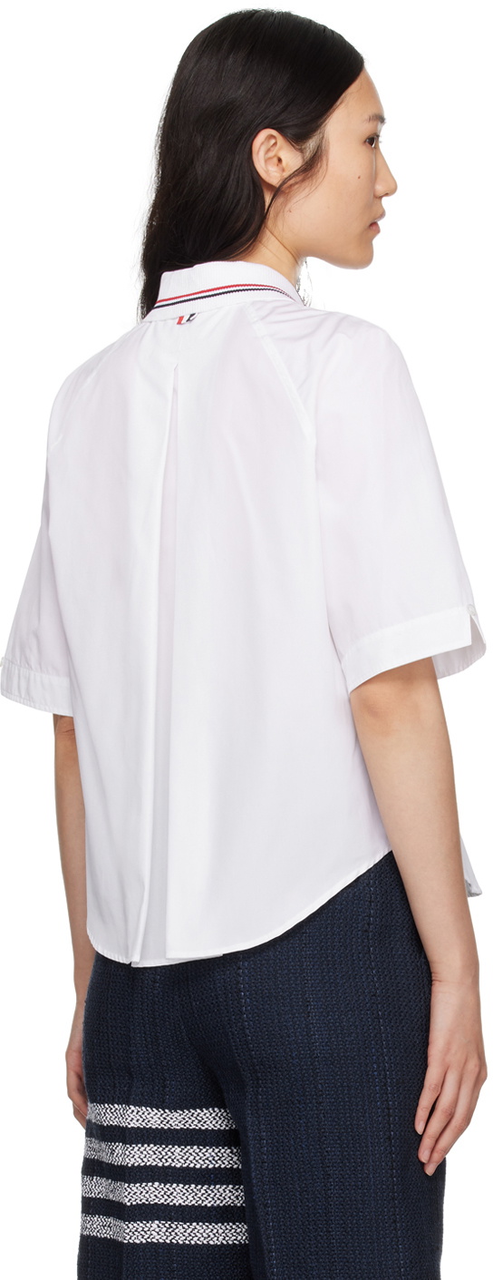 Thom Browne White Box Pleat Shirt Thom Browne