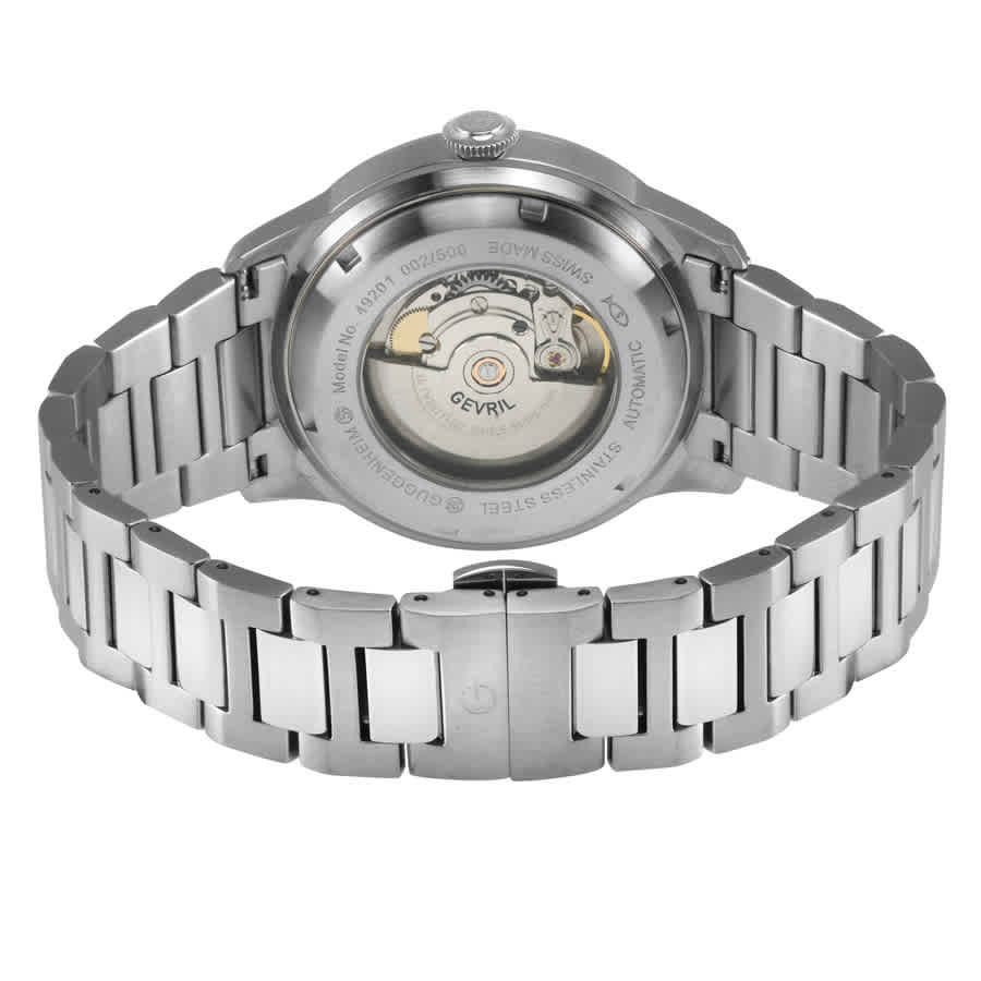 Gevril Guggenheim Automatic Black Dial Mens Watch 49200B Gevril