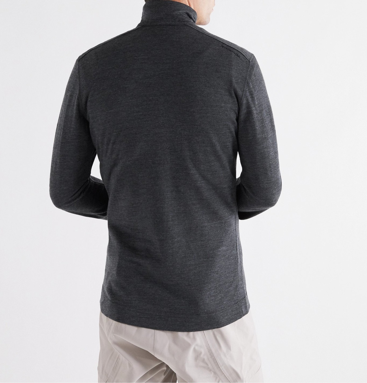 Houdini - Wander Mélange Merino Wool-Blend Half-Zip Ski Base Layer ...