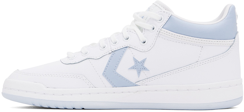 Converse White & Blue CONS Fastbreak Pro Leather & Nylon Sneakers Converse