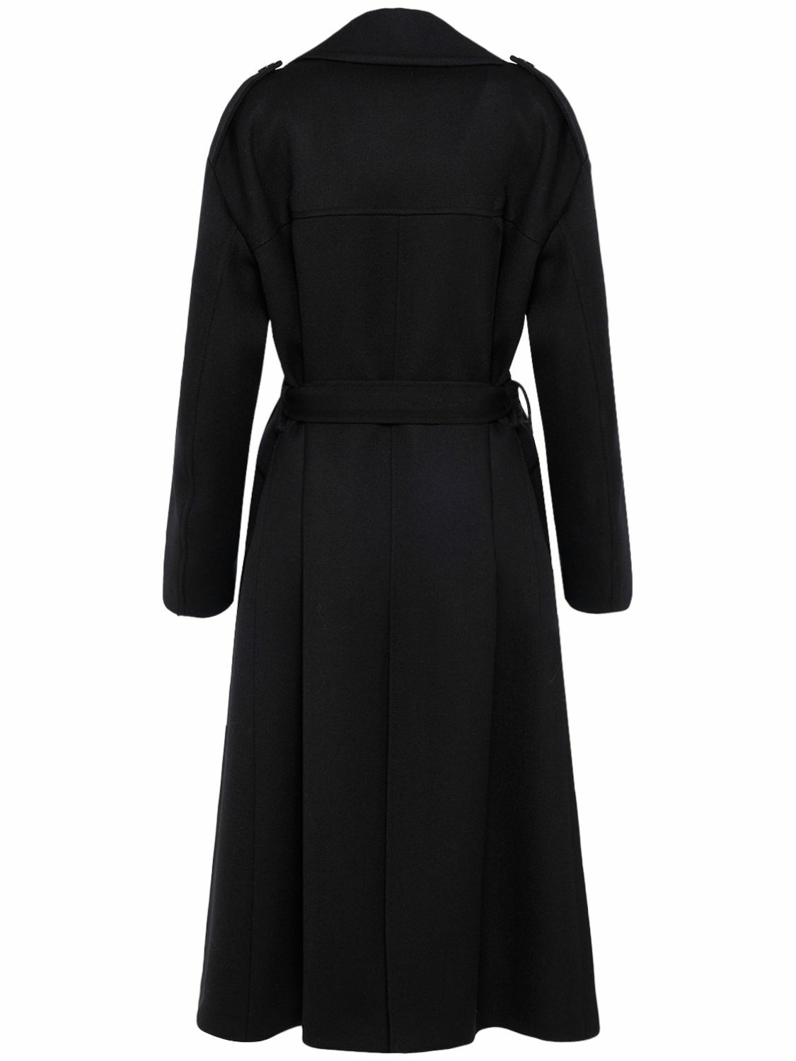 ETRO - Embroidered Wool Long Coat W/belt Etro