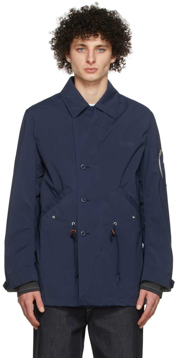 Junya Watanabe Navy eYe Edition Nylon Coat Junya Watanabe