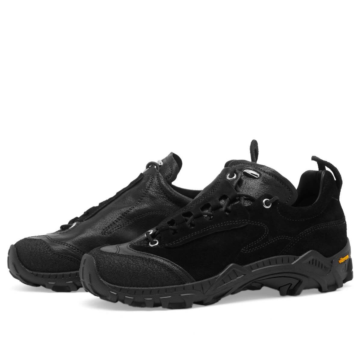 Our Legacy Women's Gabe Sneakers in Stealth Black Leather Our Legacy Women's Gabe Sneakers in Stealth Black Leather