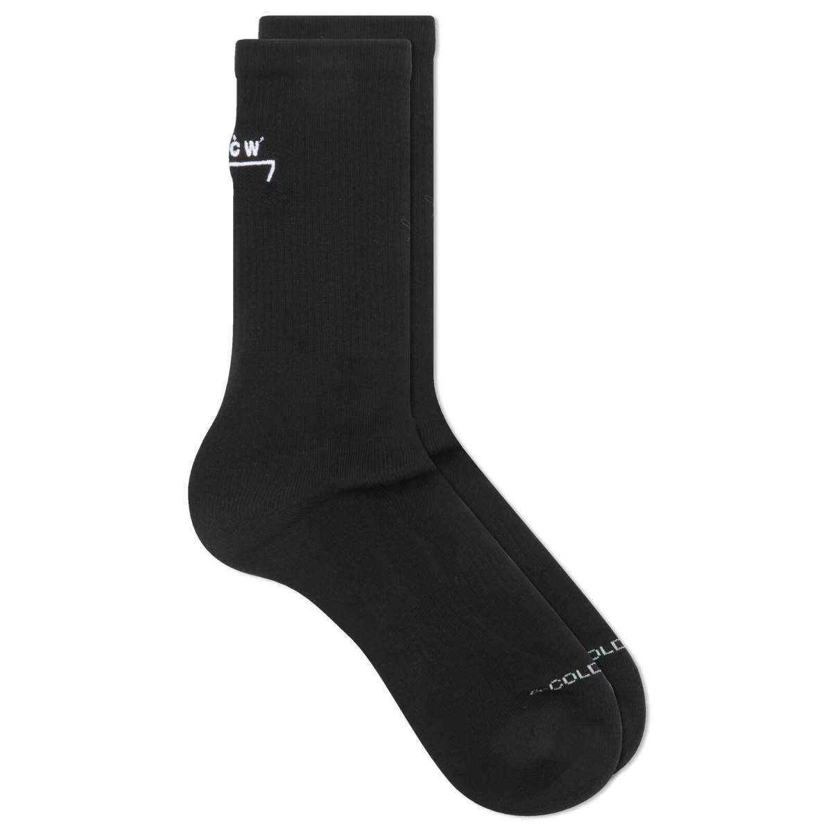 A-COLD-WALL* Men's Core Socks in Black Onyx A-Cold-Wall*