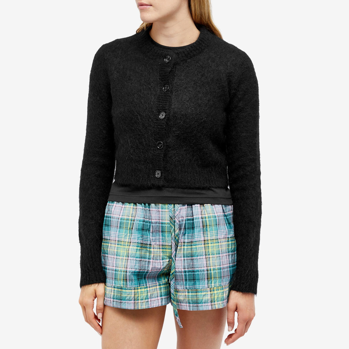 Acne Studios Women's Kosimo Mohair RWS Sweater in Black Acne Studios