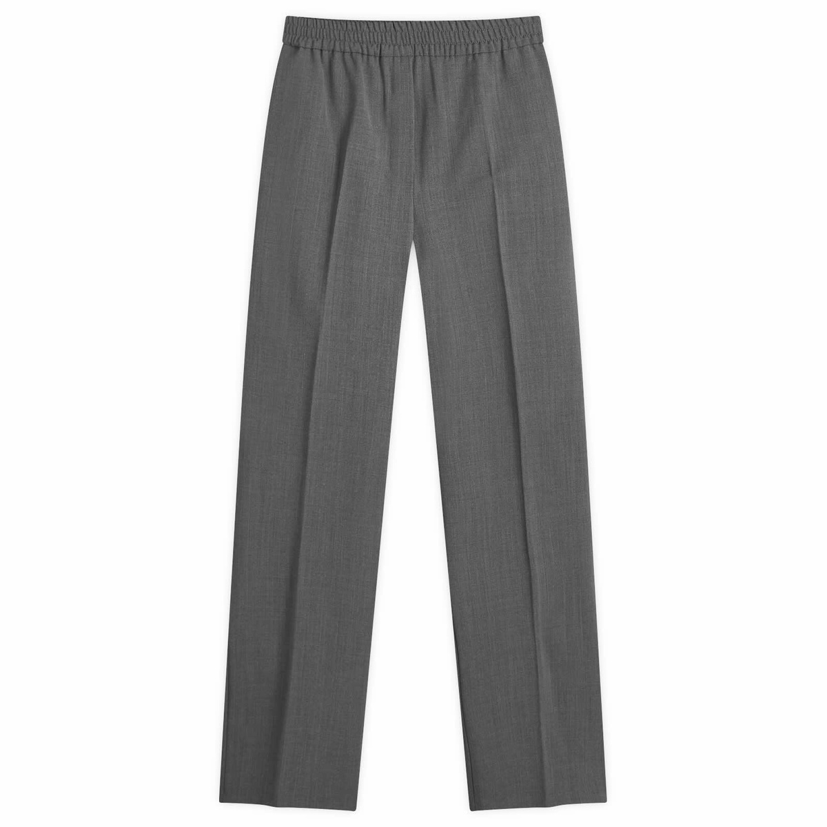 Weekend by Max Mara Women's Straight Leg Trousers in Medium Grey Weekend Max Mara