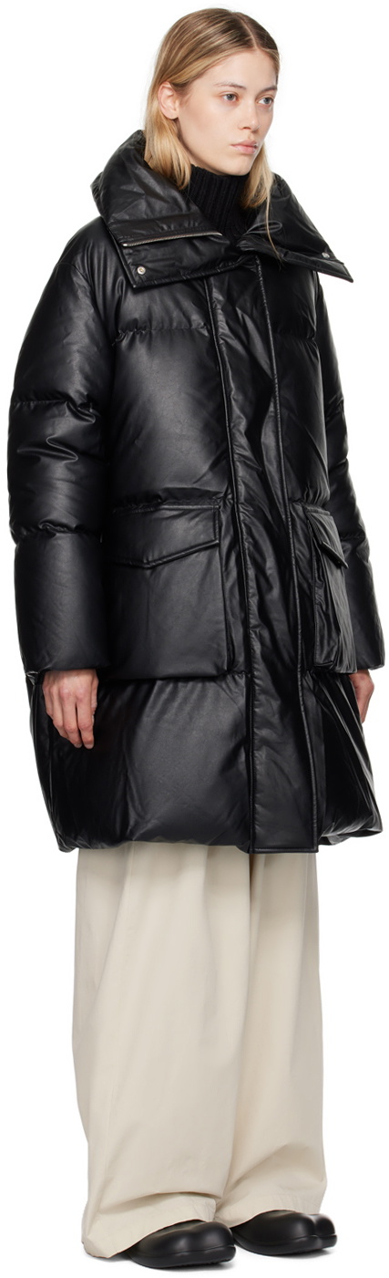 MM6 Maison Margiela Black Quilted Down Jacket MM6 Maison Margiela