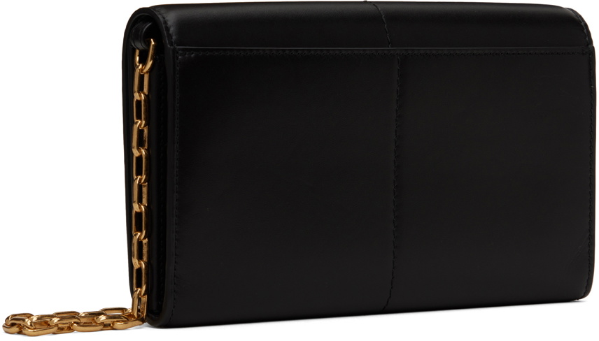 Burberry Black Snip Chain Strap Wallet Bag Burberry