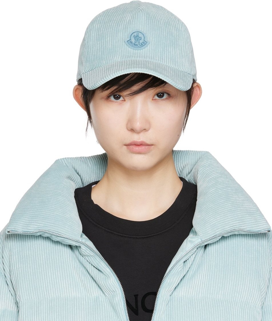Moncler Blue Logo Cap Moncler